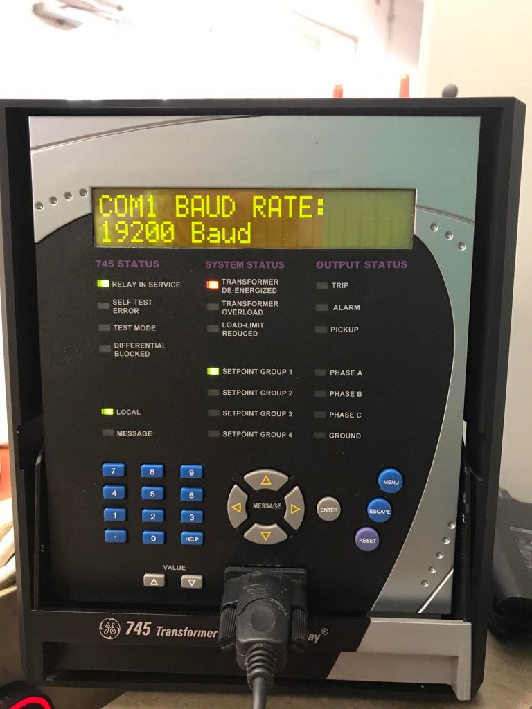 General Electric Multilin Protective Relaying - Electrical Test Tech